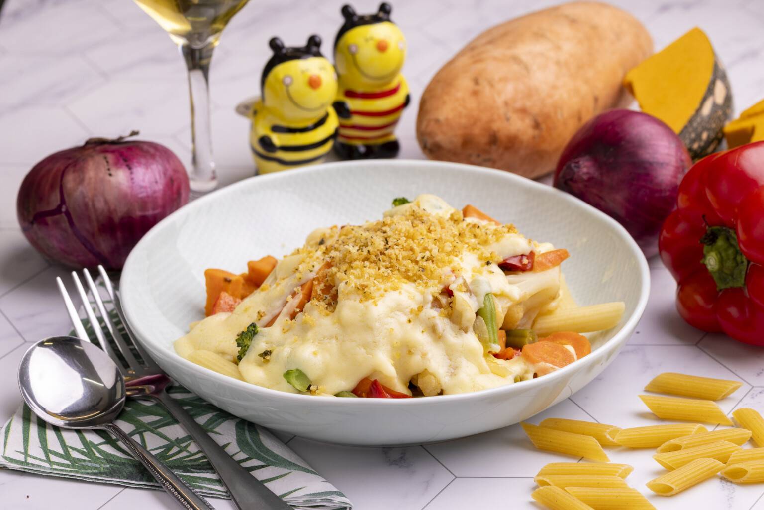 Petite Vegetable Mornay Pasta - Top Nosh Meals
